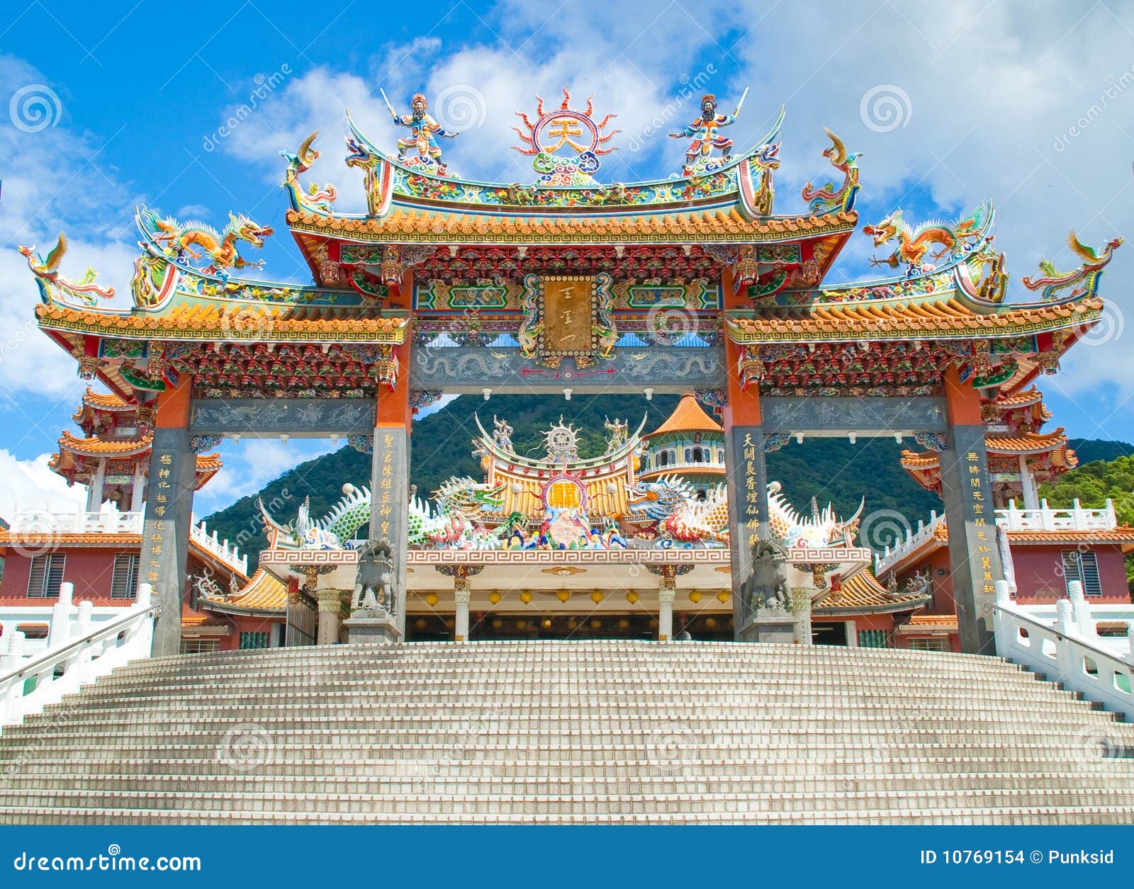 Chinese temple s entrance stock photo. Image of asian - 10769154