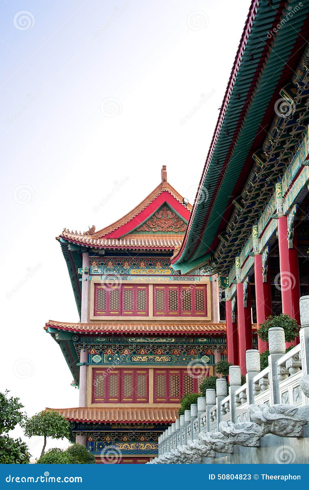 Chinese temple stock image. Image of architecture, gate - 50804823