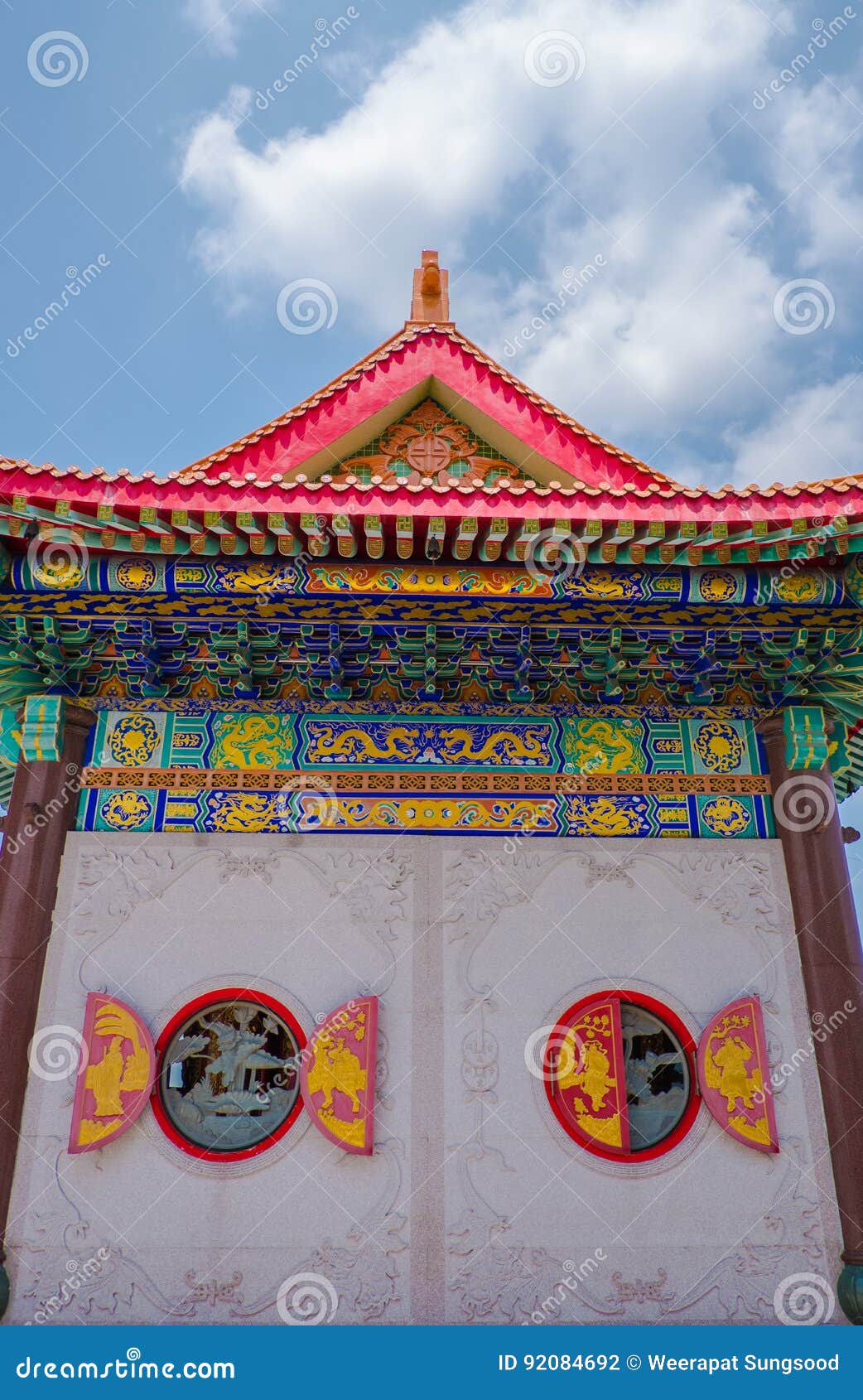 Chinese Temple1 stock photo. Image of street, landmark - 92084692