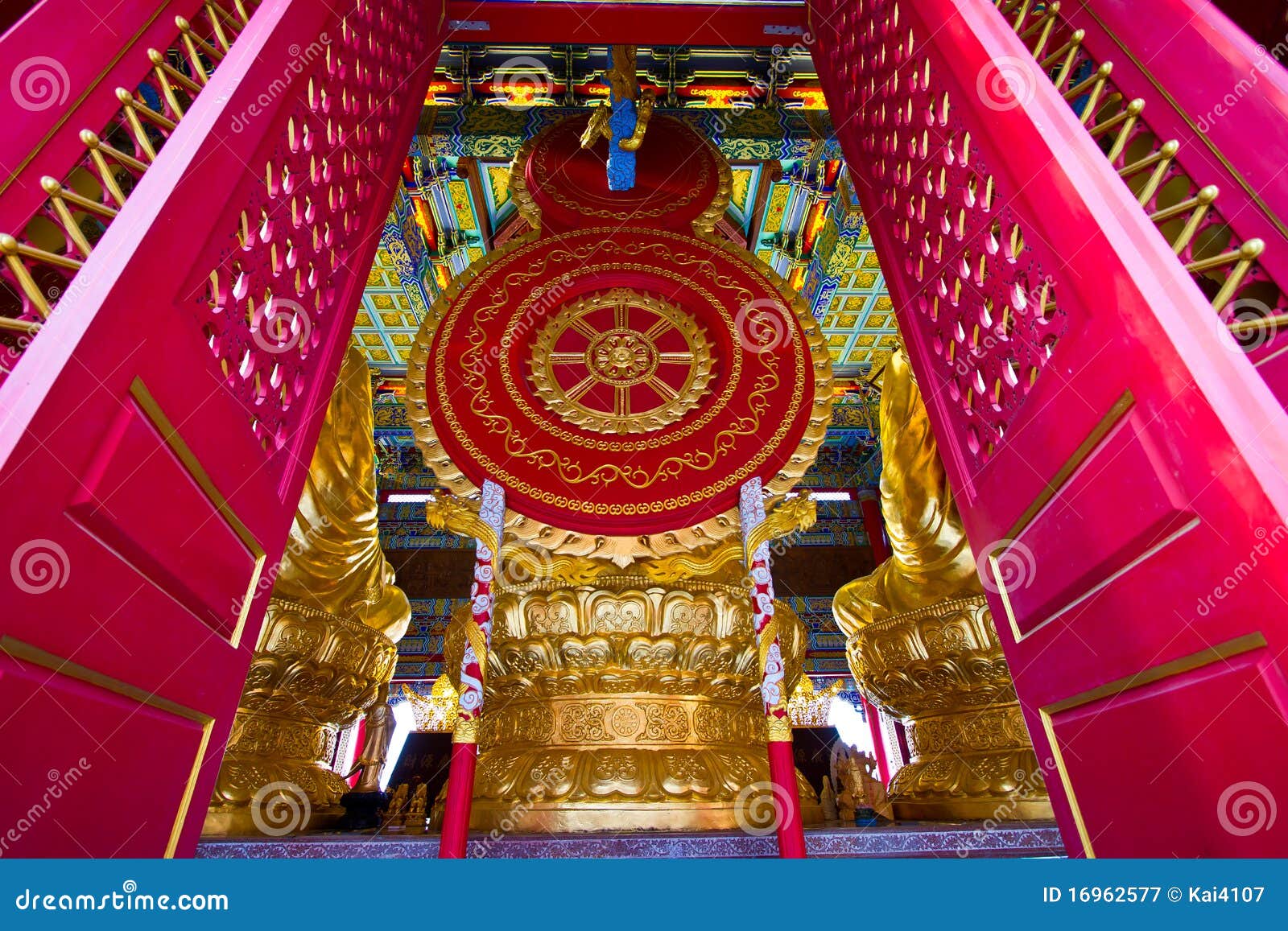 Chinese temple in Thailand stock image. Image of faith - 16962577