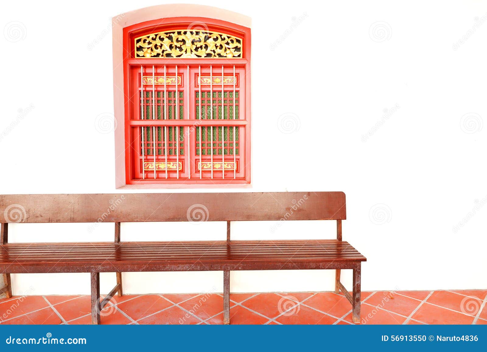 Temple Window And Thai Architecture Royalty-Free Stock Photo ...