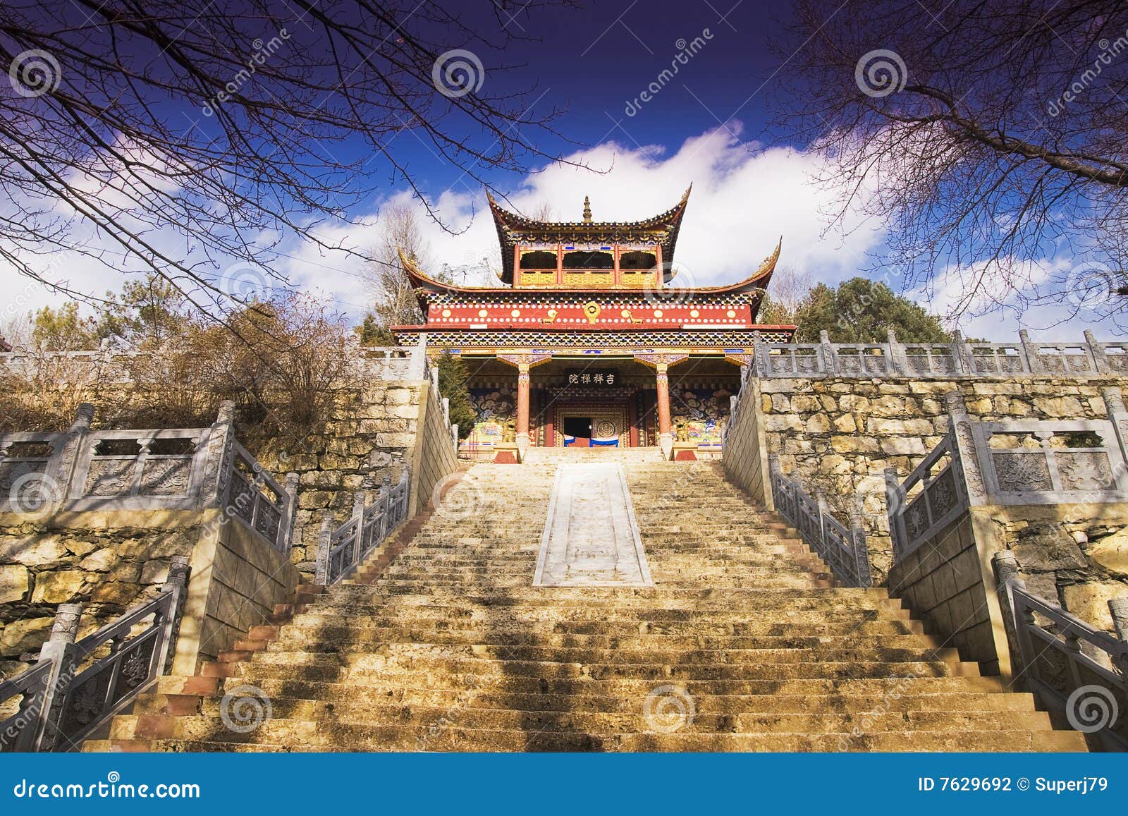 Chinese temples stock photo. Image of religion, chinese - 7629692