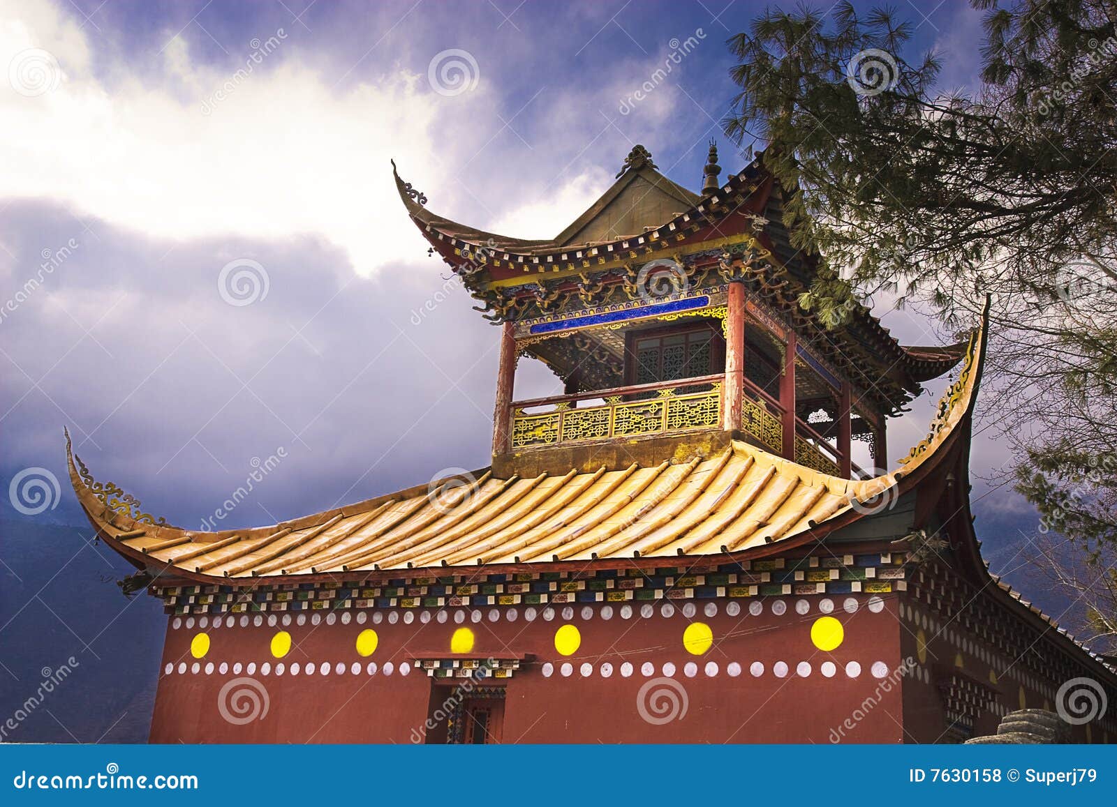 Chinese temples stock photo. Image of impressive, civilization - 7630158