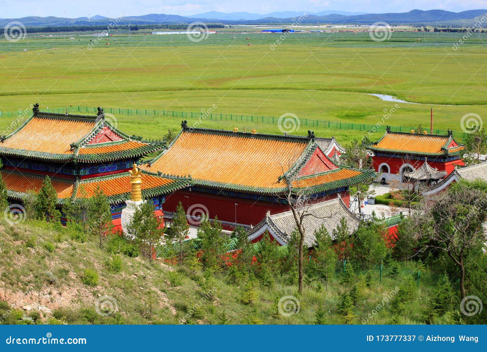 Chinese temples building stock image. Image of asian - 173777337