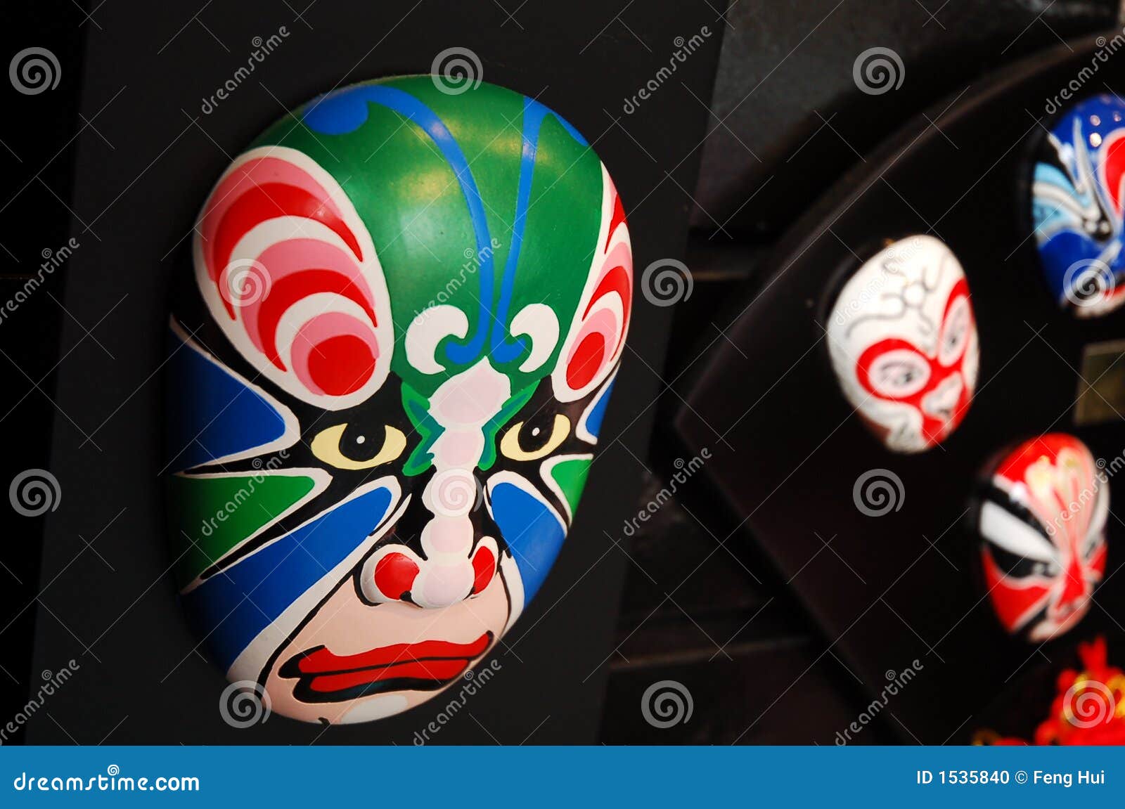 Chinese theatrical makeup stock photo. Image of makeup - 1535840