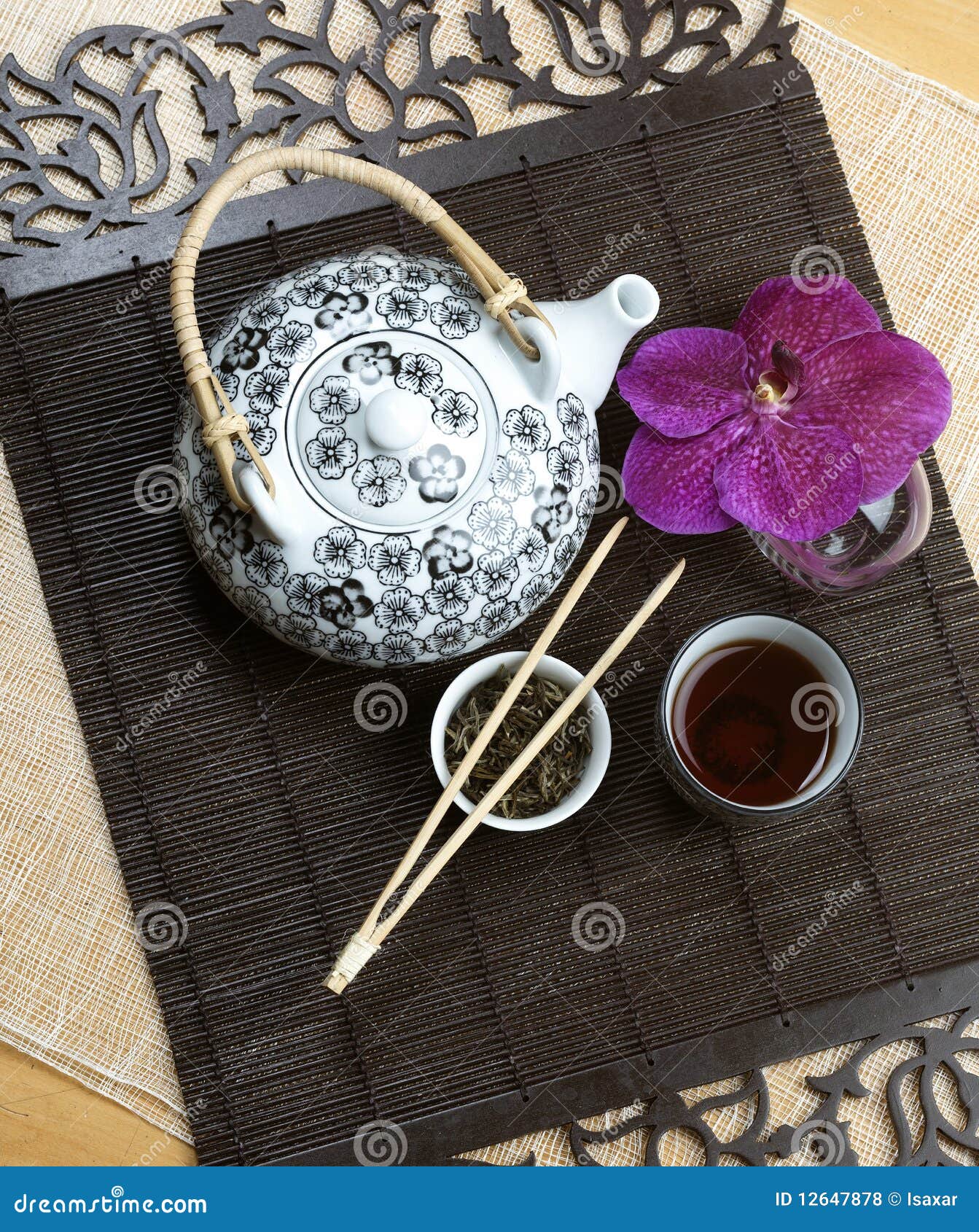 Chinese thee stock foto. Image of achtergronden, rood - 12647878