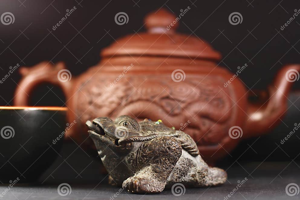 Chinese Three-legged a Toad of Happiness Stock Photo - Image of health ...