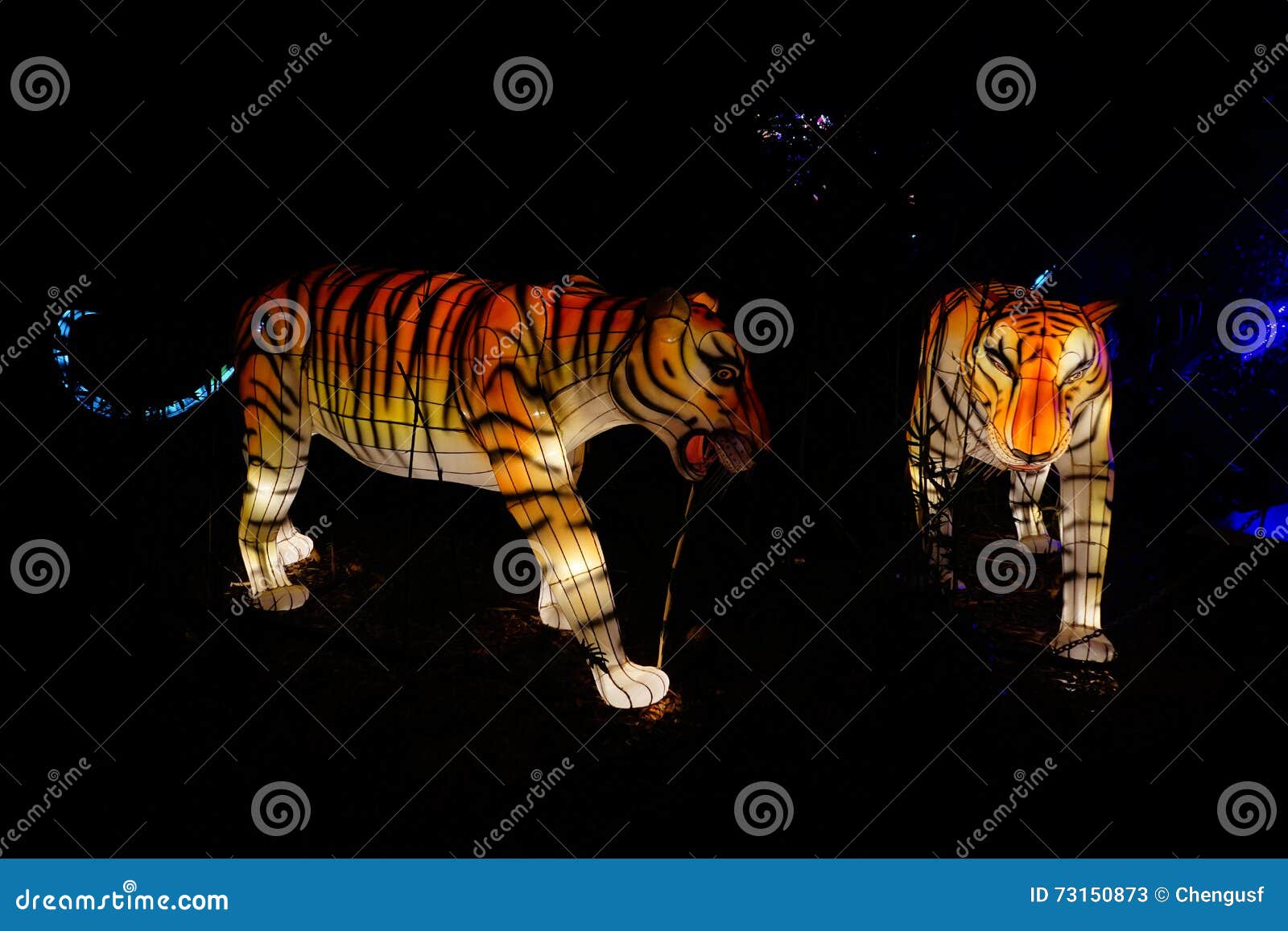 Chinese tiger lantern stock image. Image of crafts, lamp - 73150873