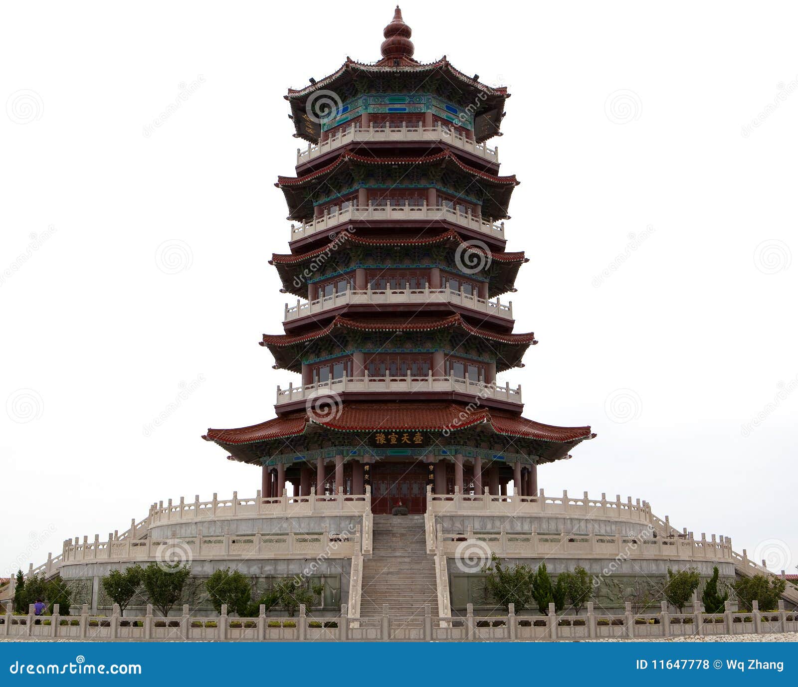 Chinese toren stock foto. Image of cultuur, vreedzaam - 11647778