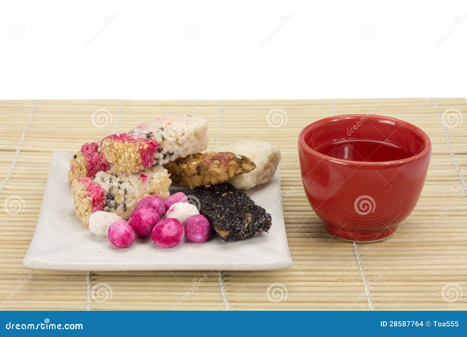 Chinese Tradition Candy with Tea Stock Photo - Image of korea, beijing ...