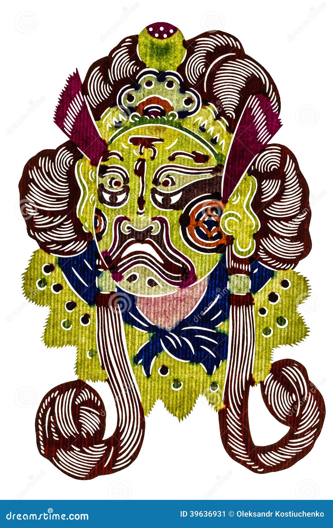 Chinese Tradition Opera Mask Stock Image - Image of classical, color ...