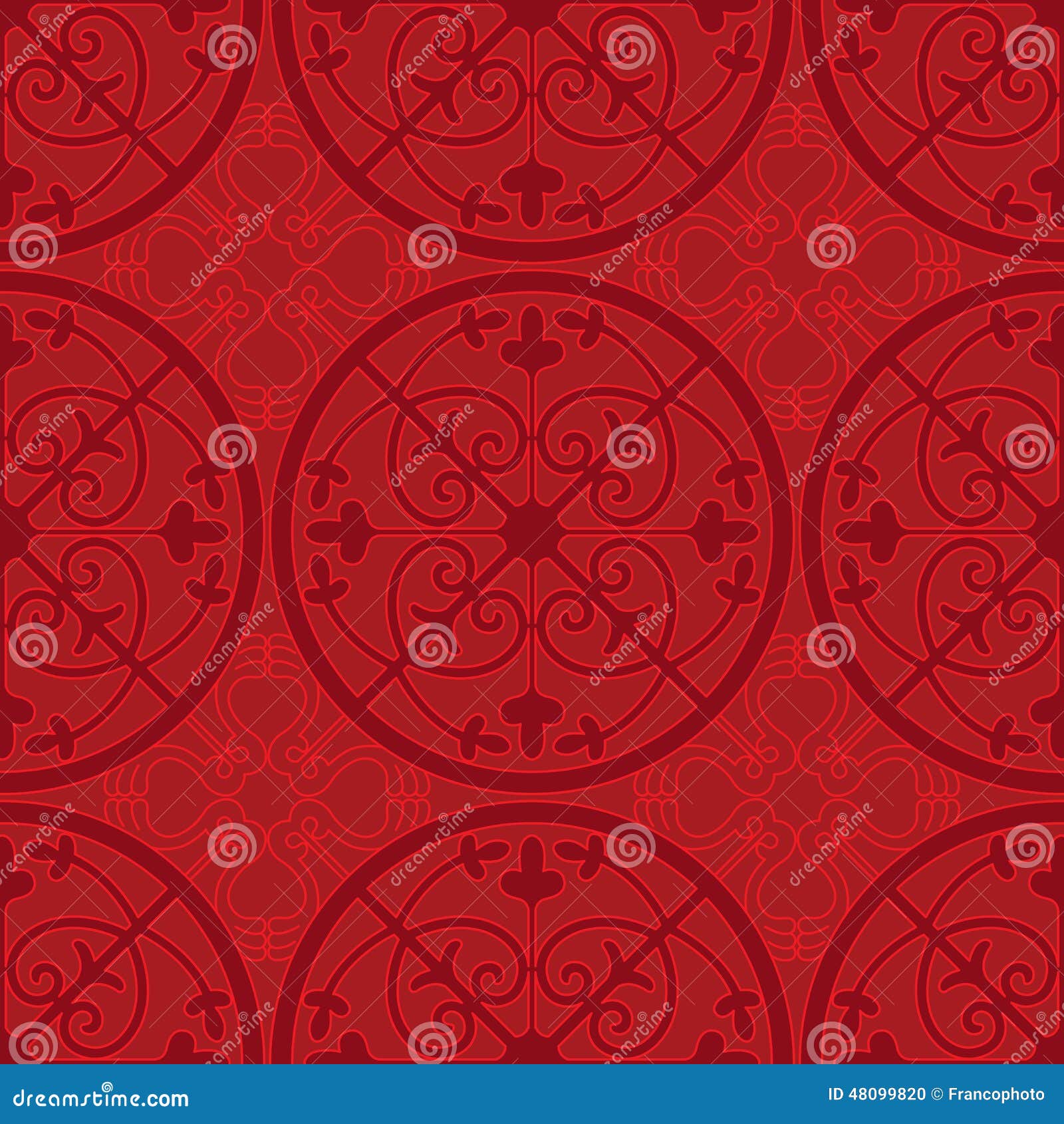 Chinese Traditional Auspicious Flower Pattern Stock Vector ...