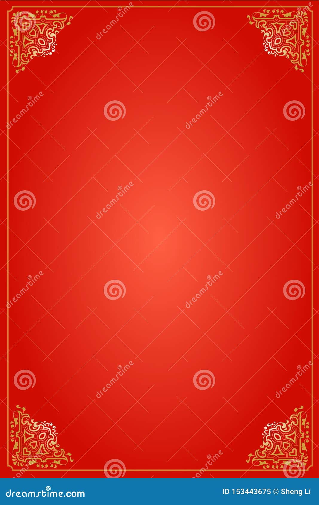 Chinese Traditional Background, Gorgeous Frame Stock Vector ...