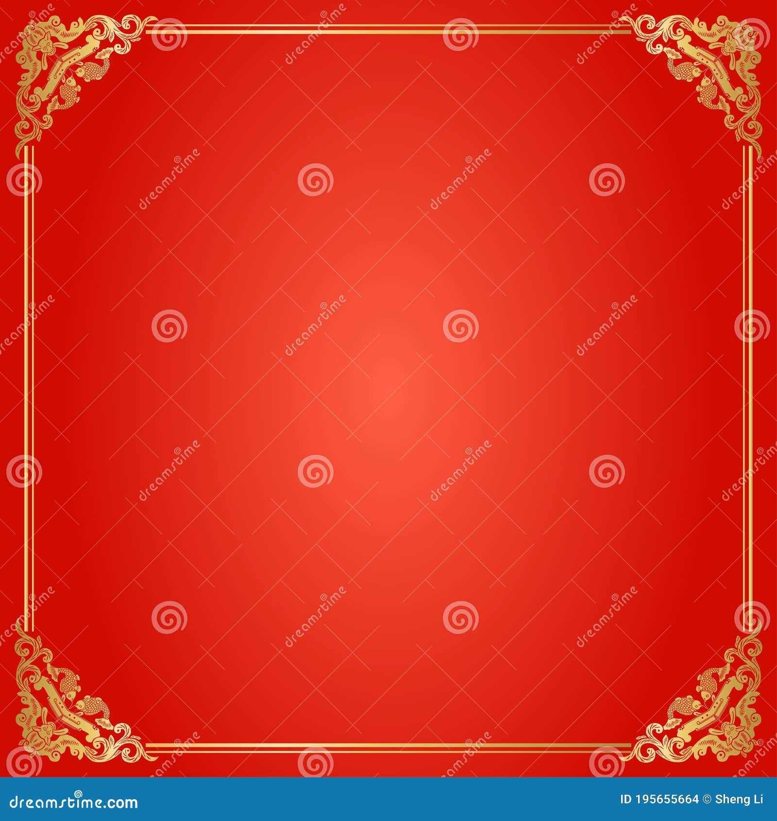 Chinese Traditional Background, Gorgeous Frame Stock Vector ...
