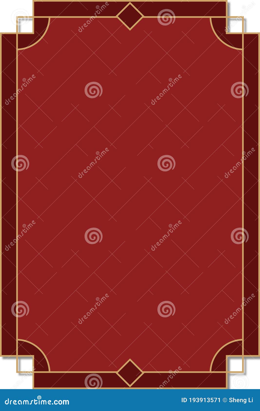 A Chinese Traditional Background Template Stock Vector - Illustration ...