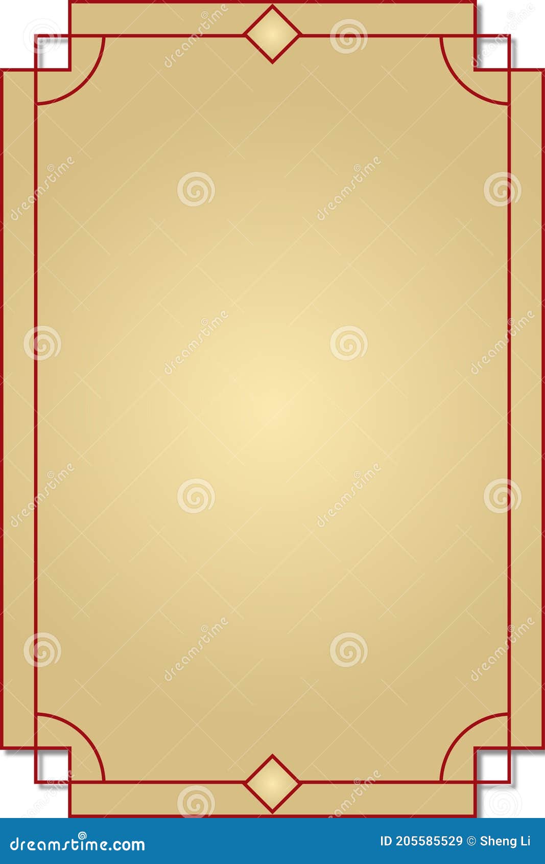 A Chinese Traditional Background Template Stock Vector - Illustration ...