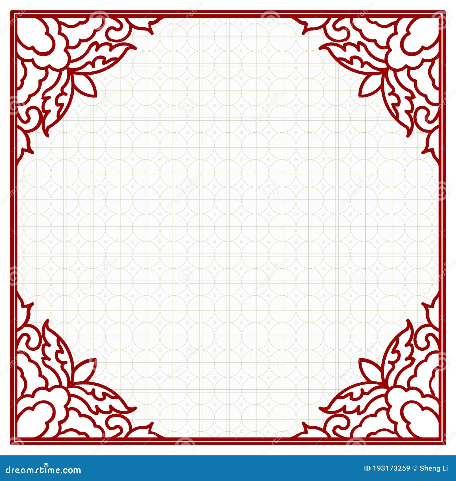 Chinese Traditional Background, White Page Stock Vector - Illustration ...