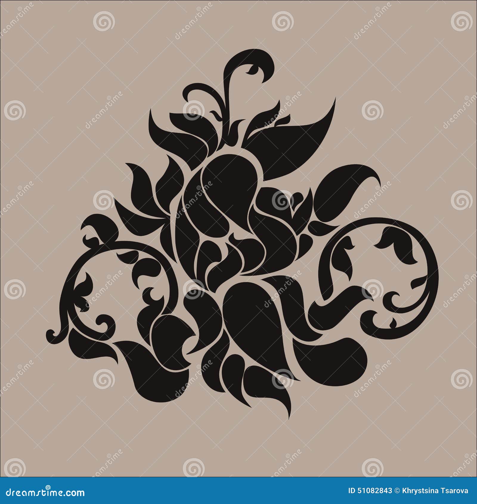 Chinese Traditional Brown Pattern Stock Vector - Illustration of ...