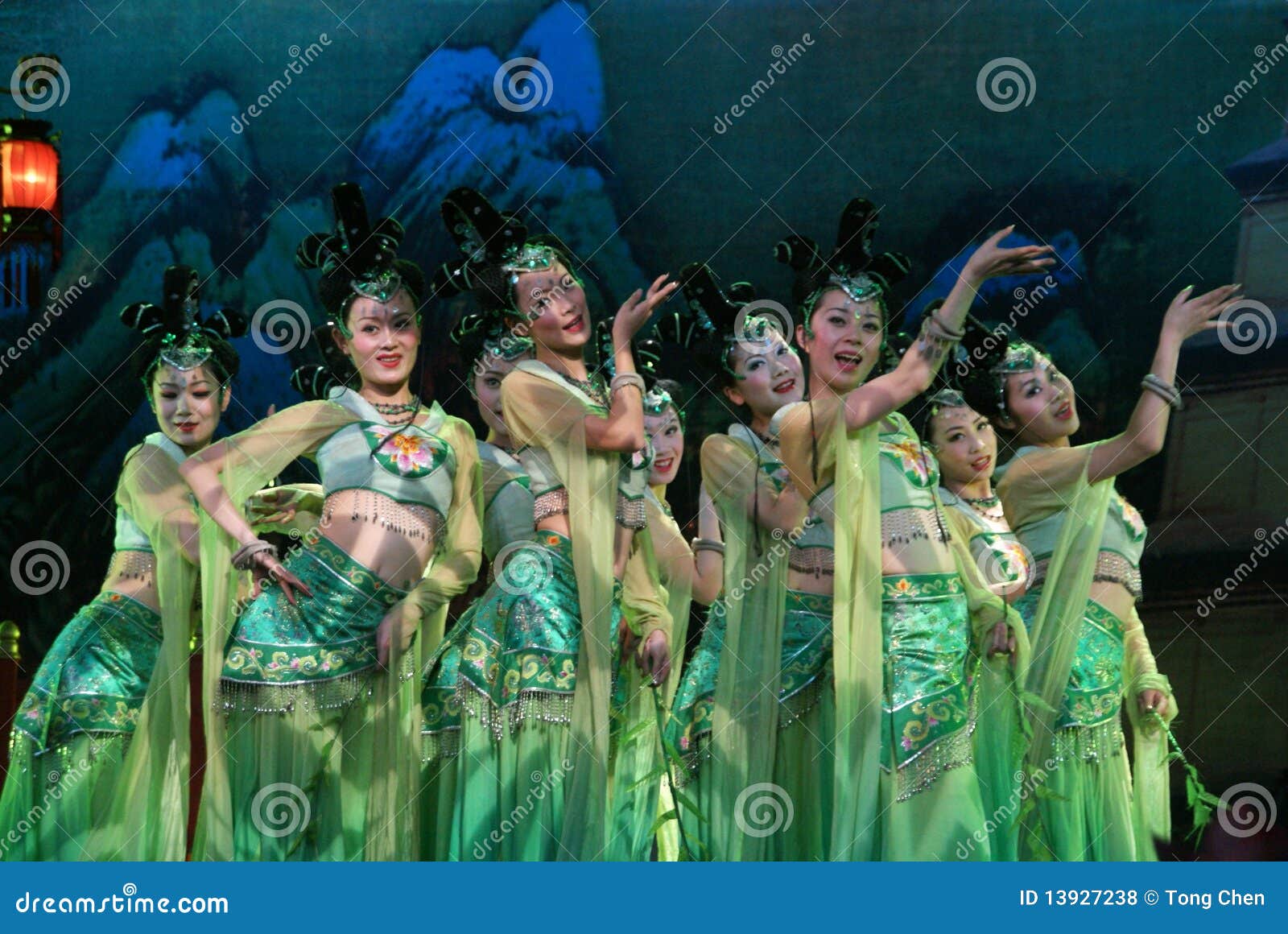 Chinese Traditional Dancing Editorial Stock Photo - Image of oriental ...