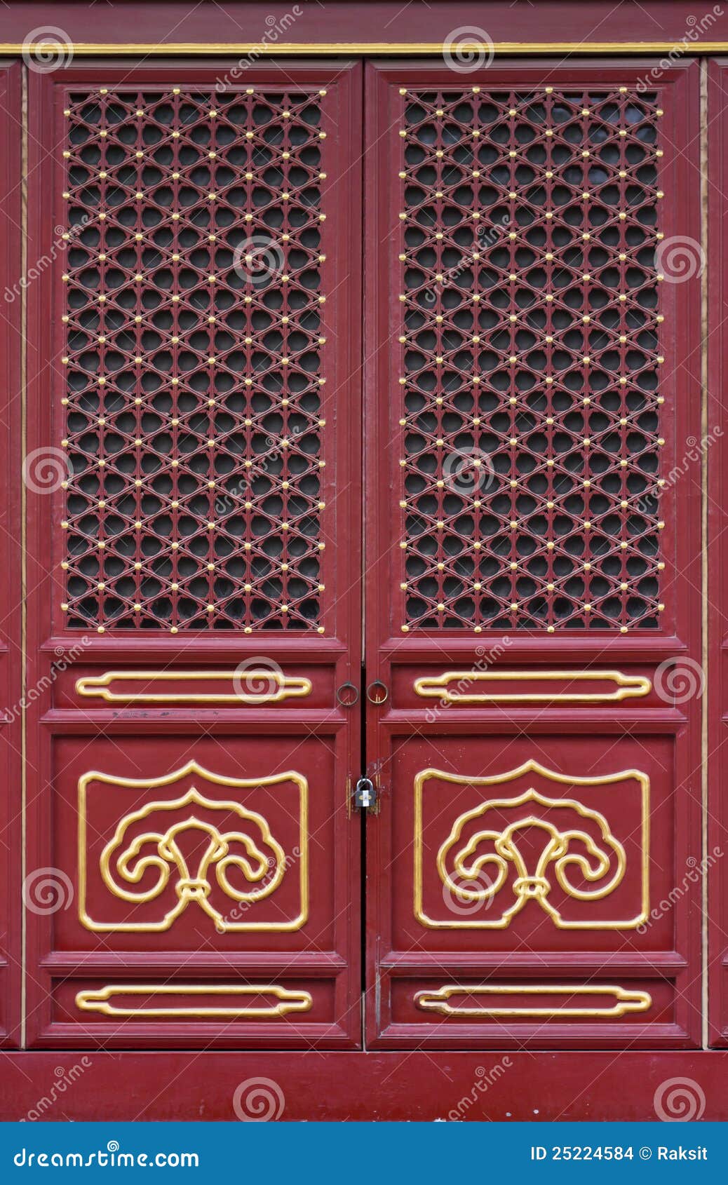 Chinese traditional door stock photo. Image of home, gate - 25224584