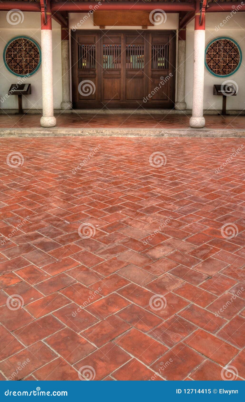 Chinese traditional ground stock image. Image of door - 12714415