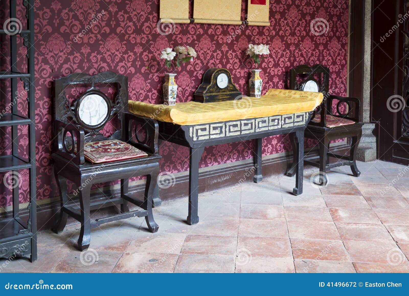 Chinese Traditional Interior Architecture Stock Photo - Image of china ...
