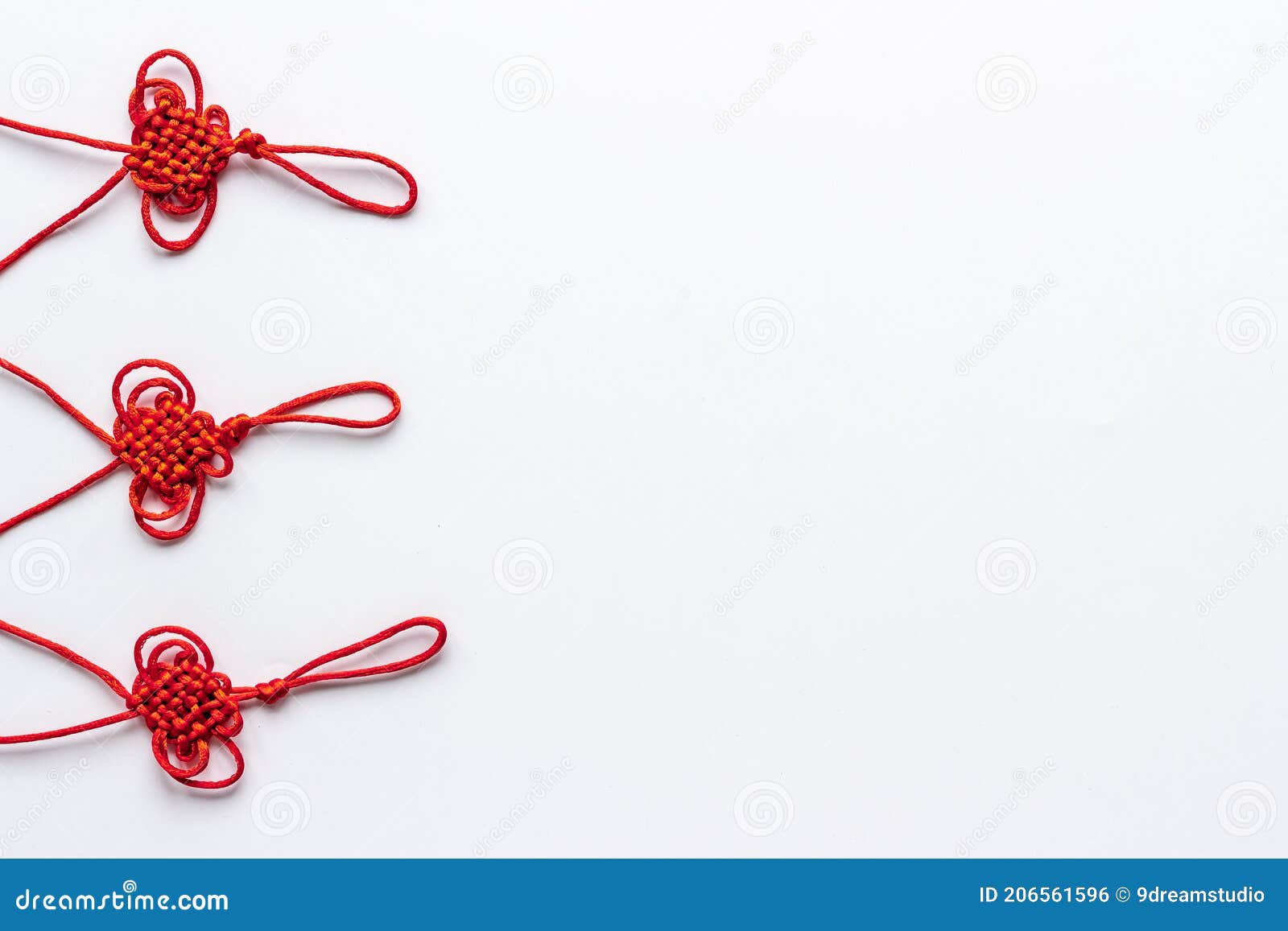 Chinese Traditional Knots for Luck, Overhead View Stock Photo - Image ...