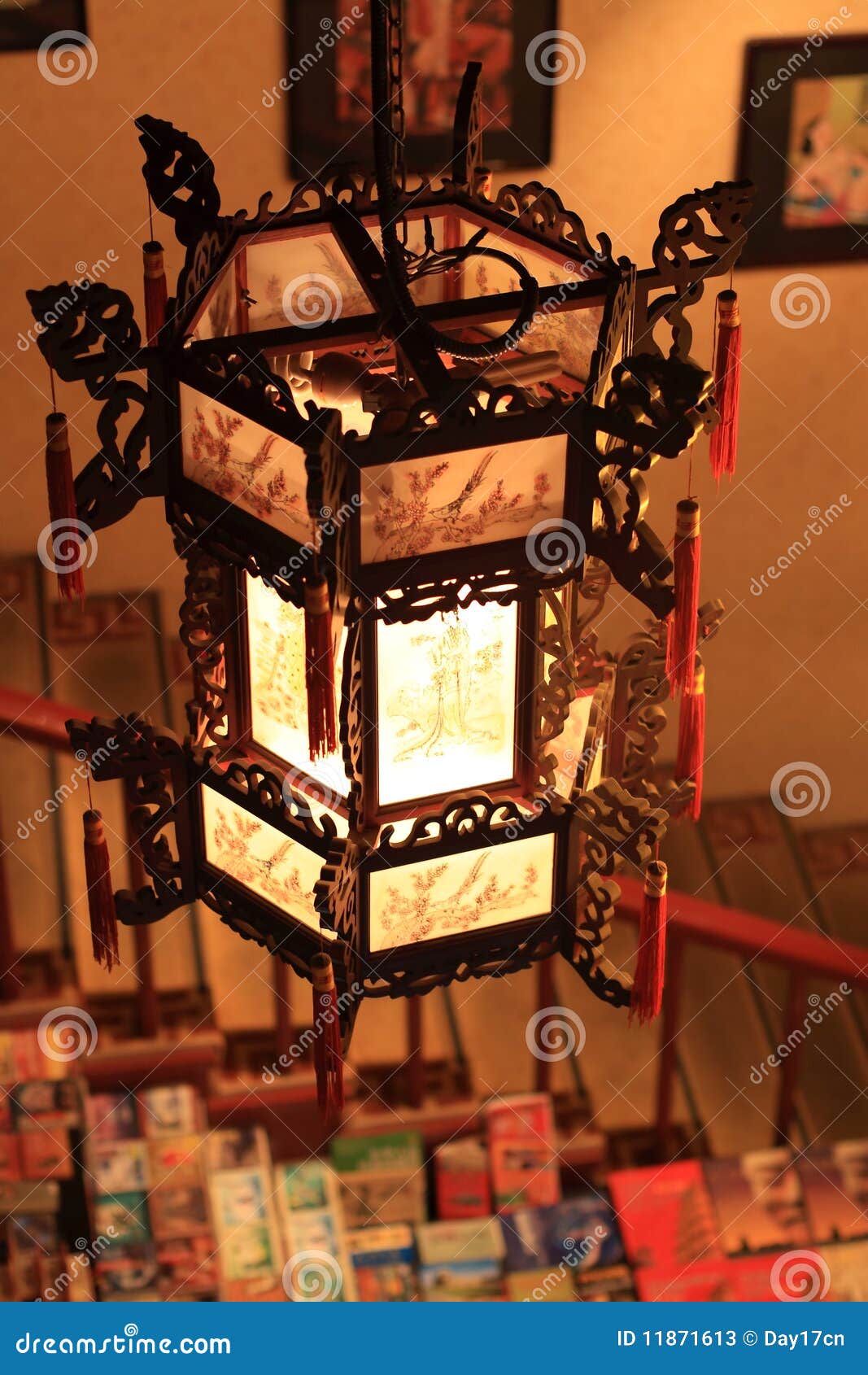 Chinese traditional lamp stock image. Image of xian, beautiful - 11871613