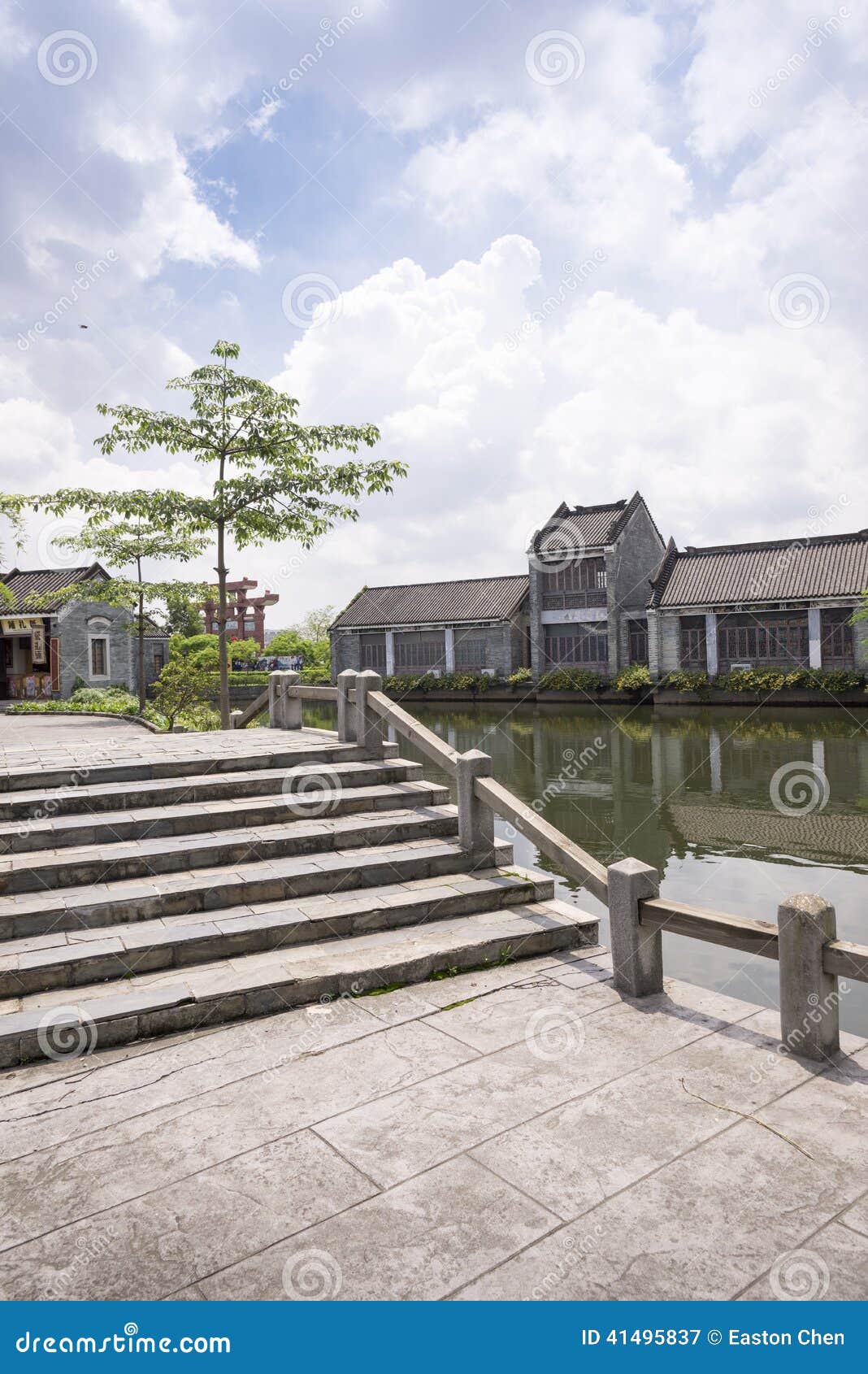 Chinese Traditional Lingnan Architecture Stock Image - Image of ...