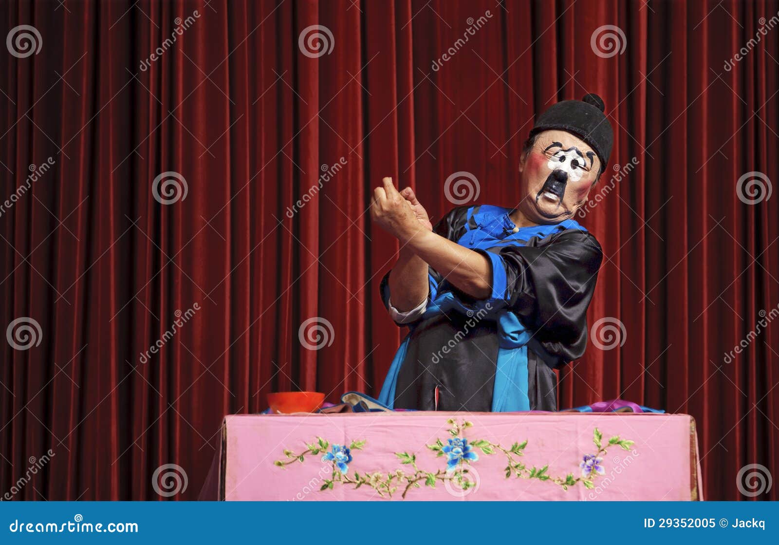 Chinese Traditional Mime Actor Editorial Image - Image of actor ...