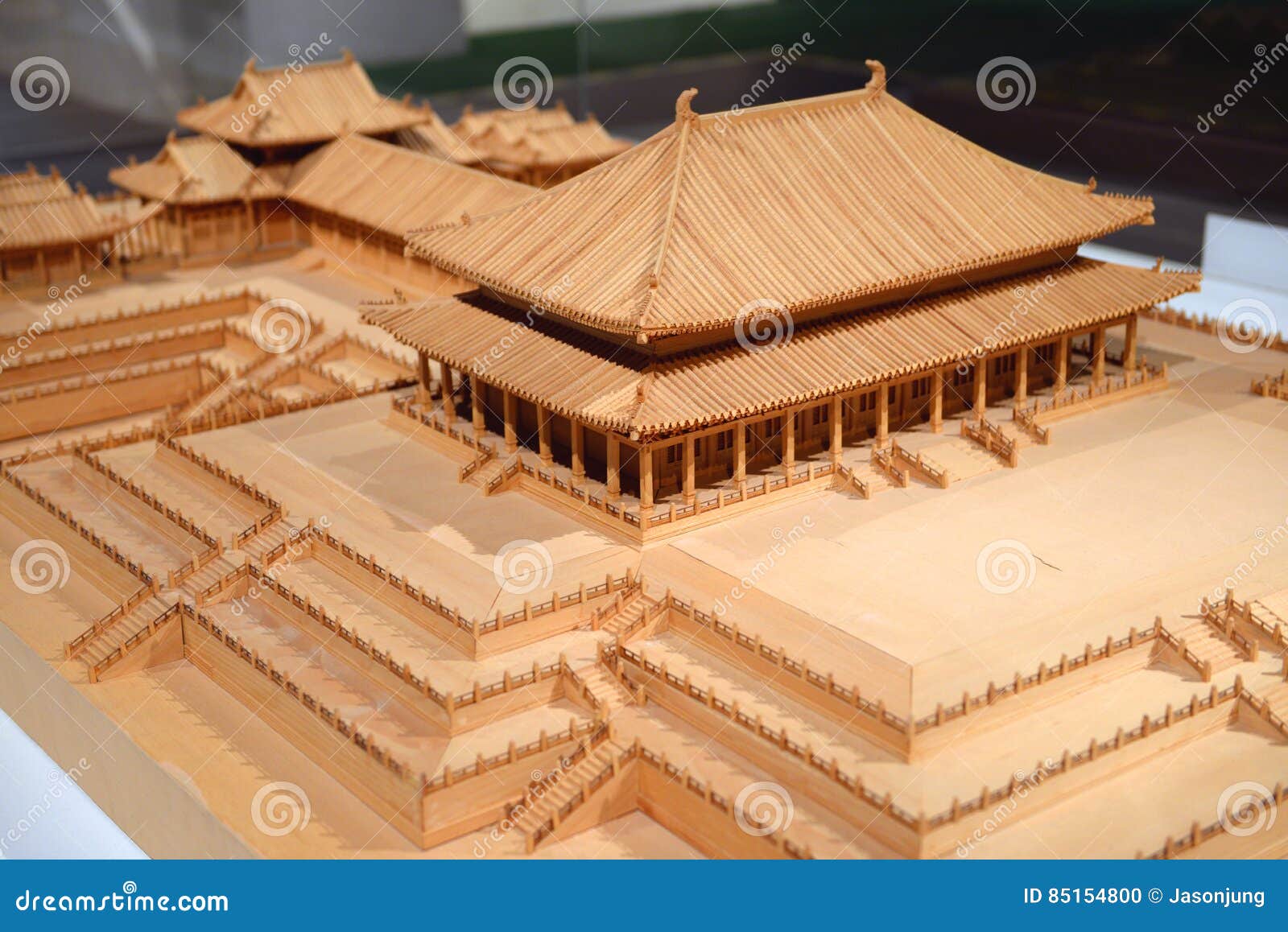 Chinese Royal Palace Building Model Stock Photo - Image of china ...