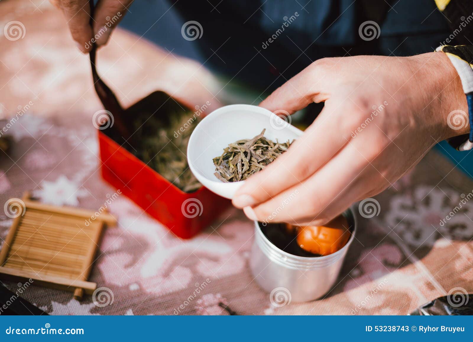 Chinese Traditional Tea Ceremony Utensils Stock Image - Image of china ...