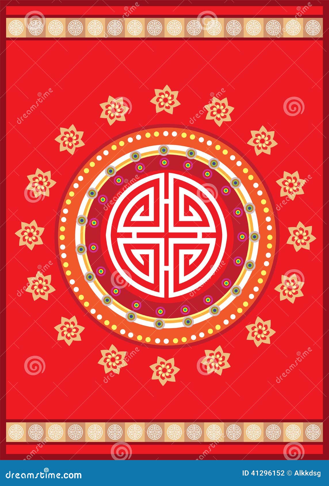 Chinese Traditional Texture Stock Vector - Illustration of abstract ...