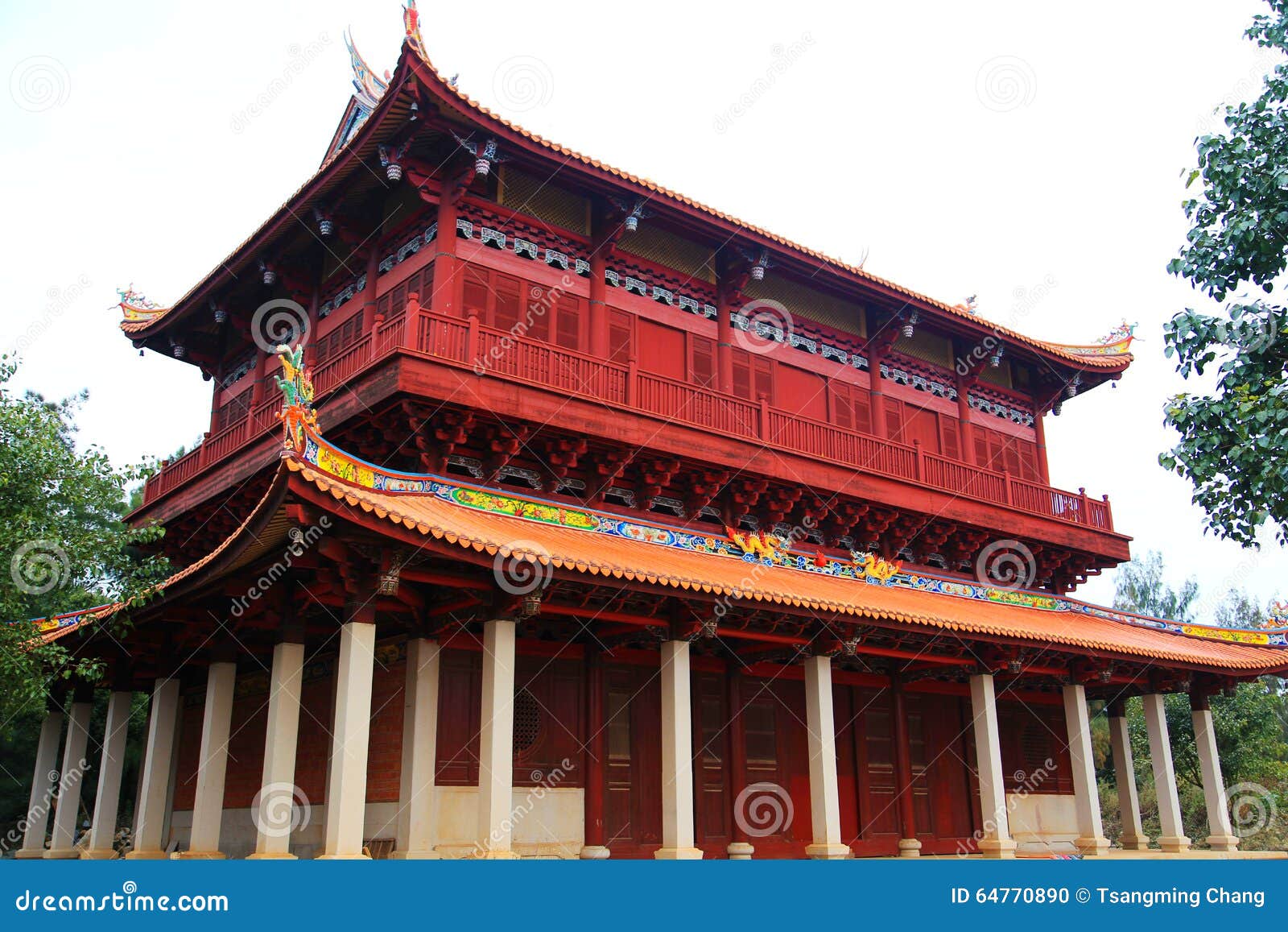 Chinese Traditionele Boeddhistische Tempels, Kaiyuan-Tempel Stock Foto ...