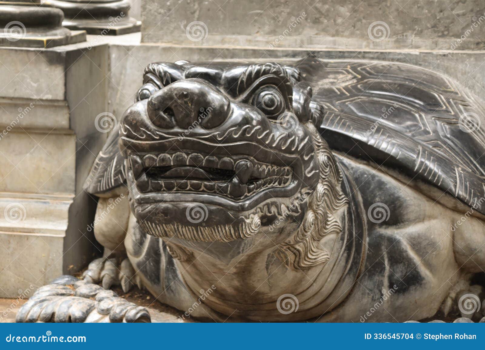 Chinese Turtle Statue at the Shaolin Temple Stock Photo - Image of kung ...