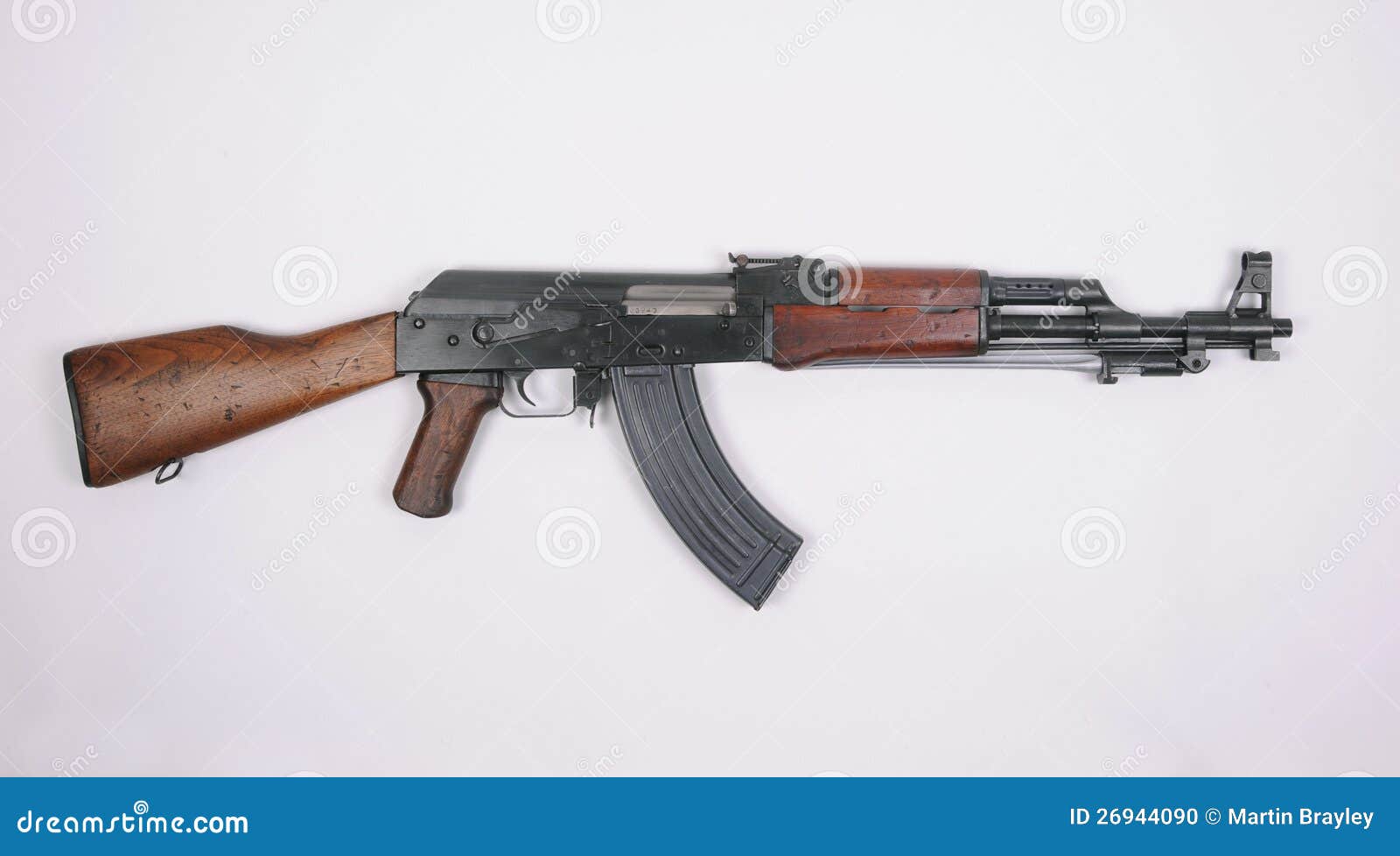 Chinese Type 56 Assault Rifle. Kalashnikov. Stock Photo - Image of ...