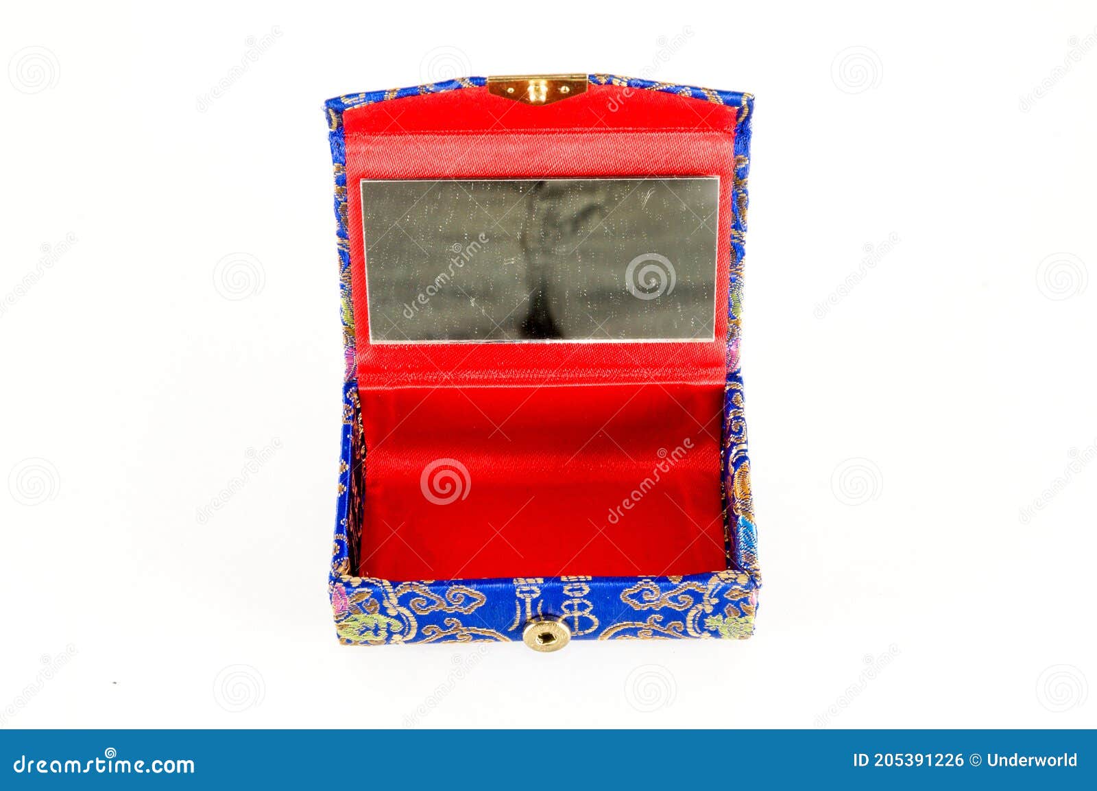 Chinese Vanity Mirror Box stock photo. Image of bottle - 205391226