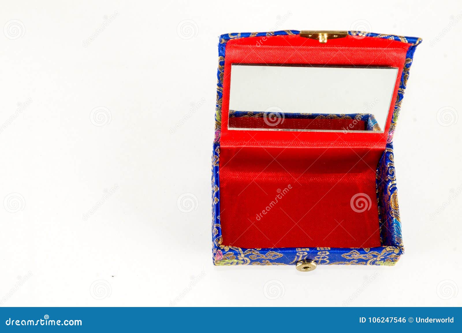 Chinese Vanity Mirror Box stock photo. Image of cutout - 106247546