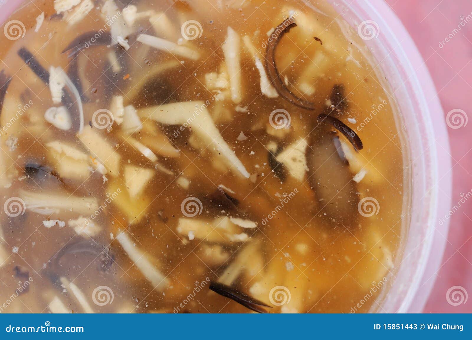 Chinese Vegetarian Sharks Fin Soup Stock Image - Image of mock ...