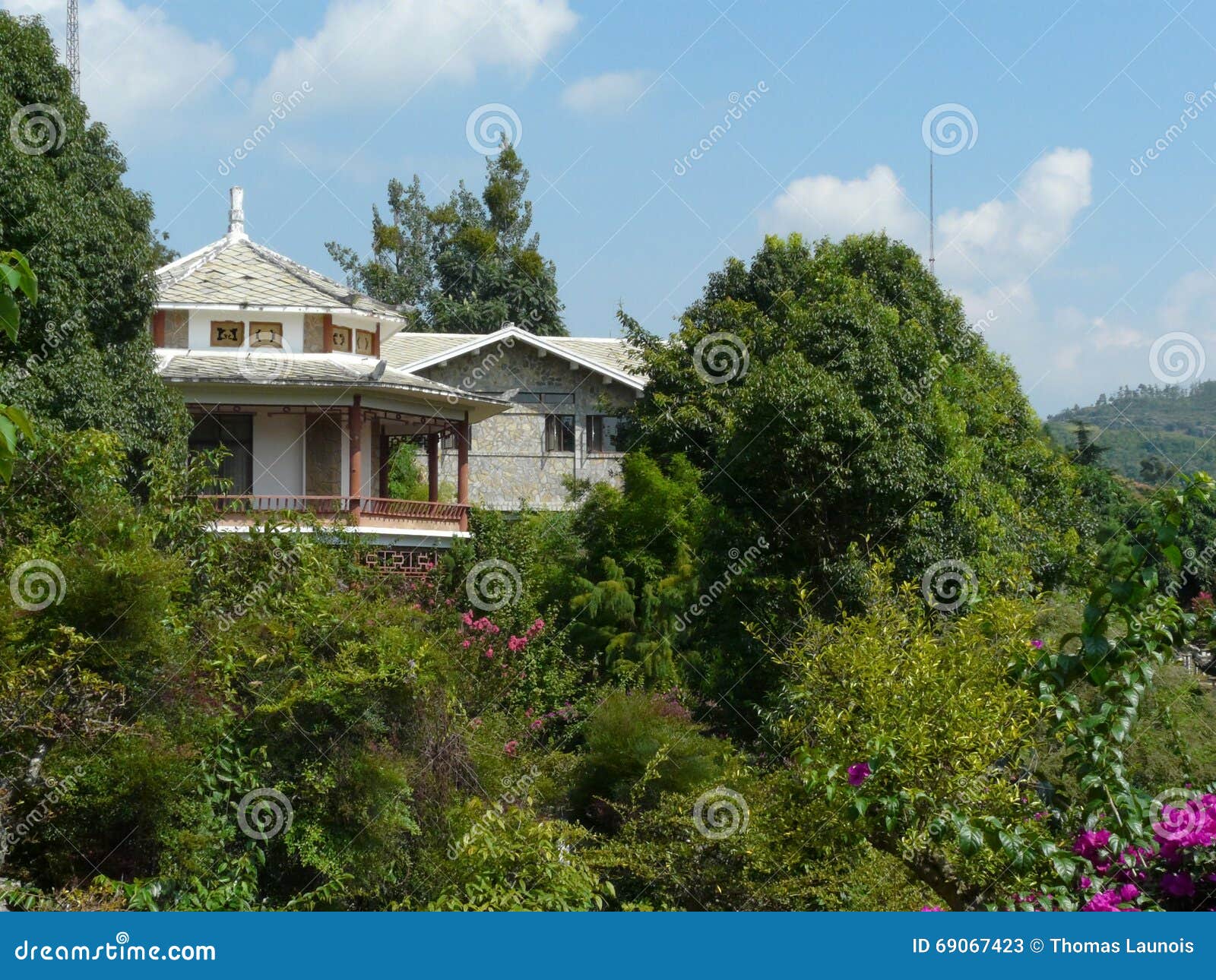 Chinese villa stock image. Image of architecture, china - 69067423