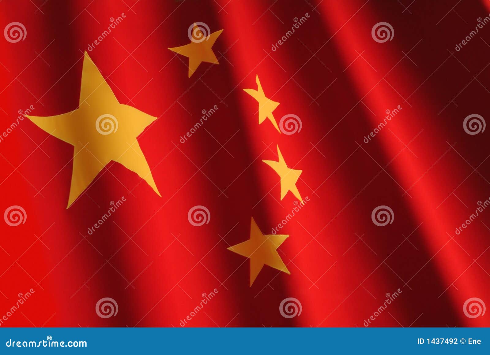 Chinese vlag stock foto. Image of zwart, republiek, geel - 1437492