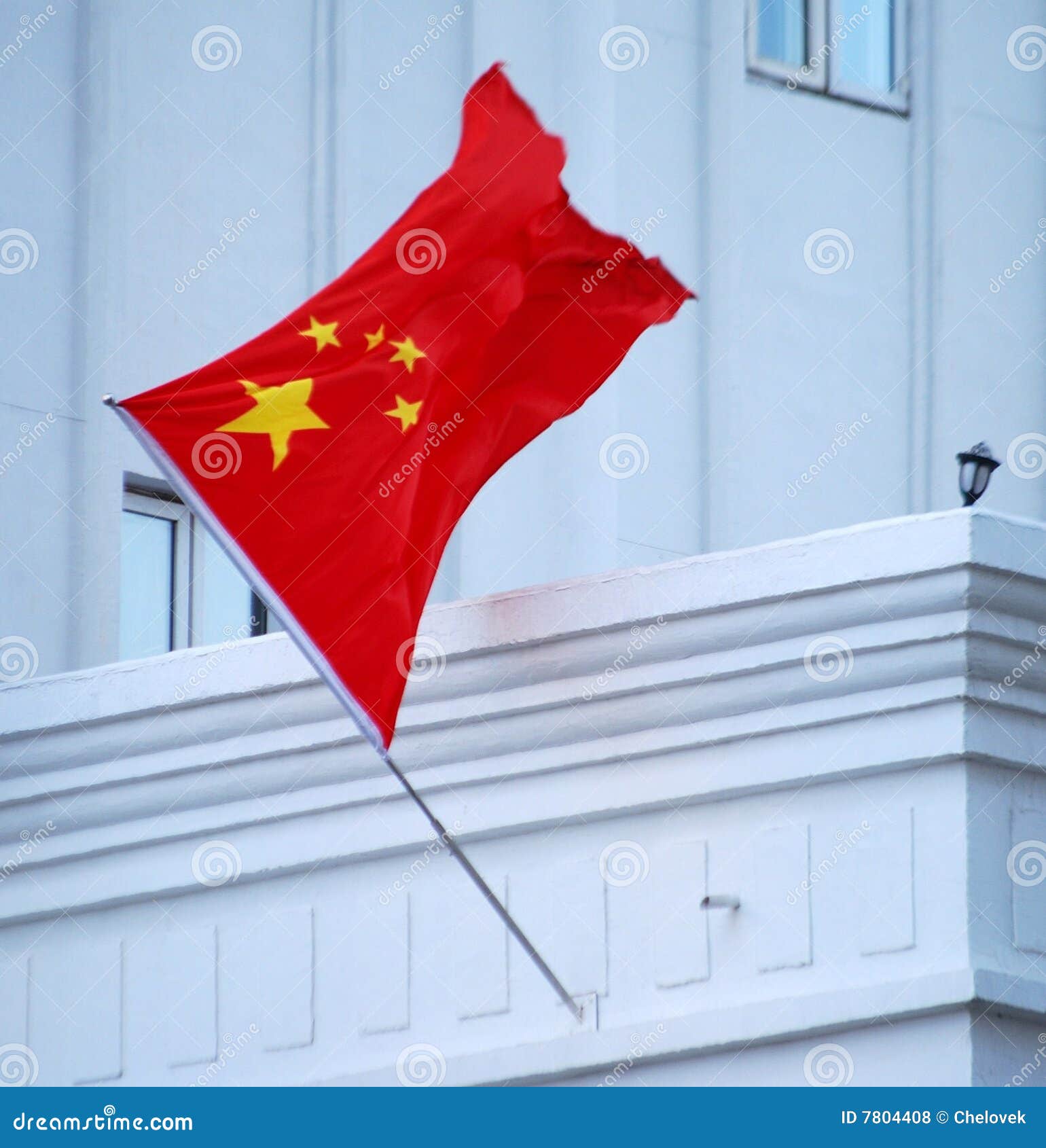 Chinese vlag stock foto. Image of rood, symbool, vlag - 7804408