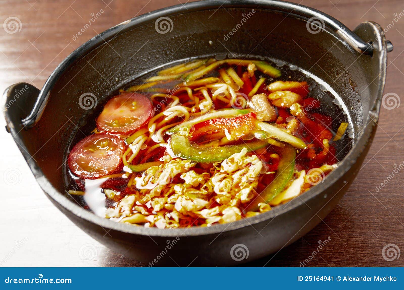 Chinese Vleessoep Met Groenten Stock Afbeelding - Image of schotel ...