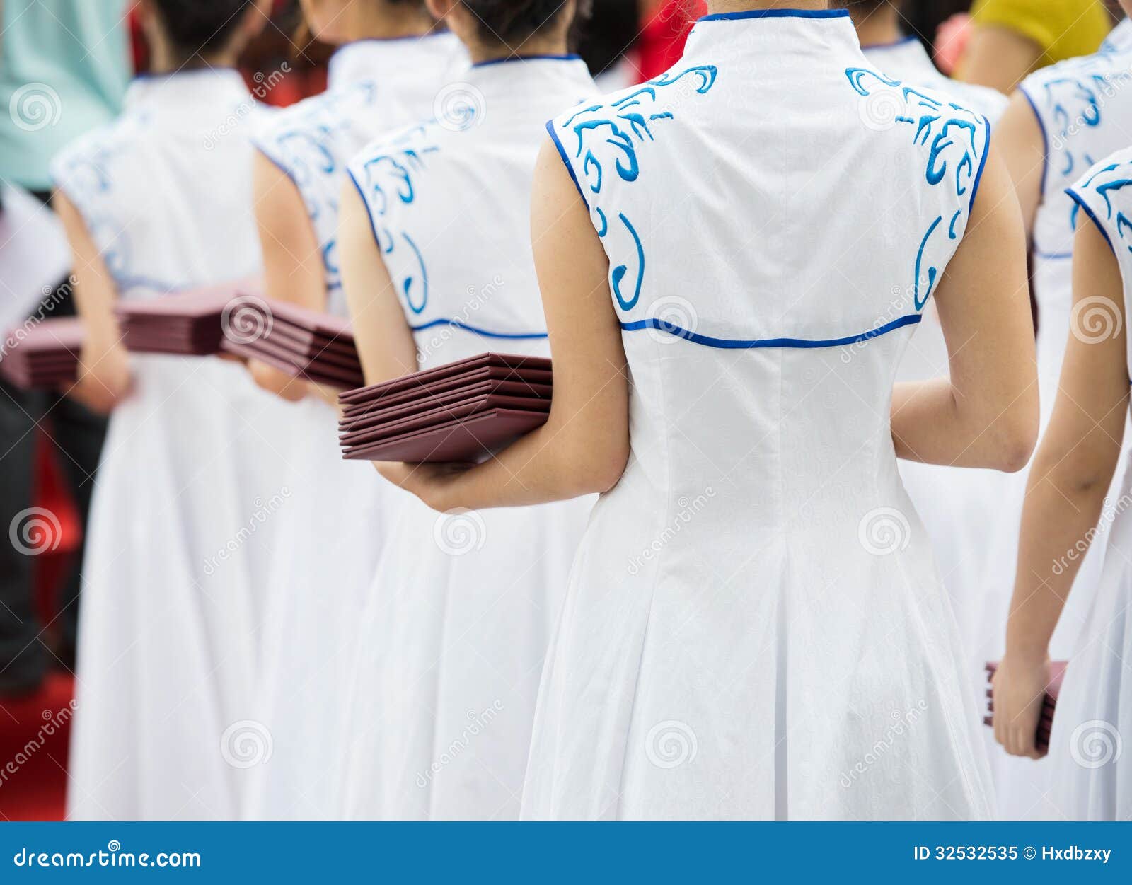 Chinese waitress stock image. Image of attractive, chinese - 32532535
