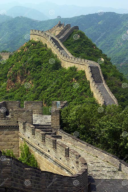 The Chinese wall stock photo. Image of china, building - 18226642
