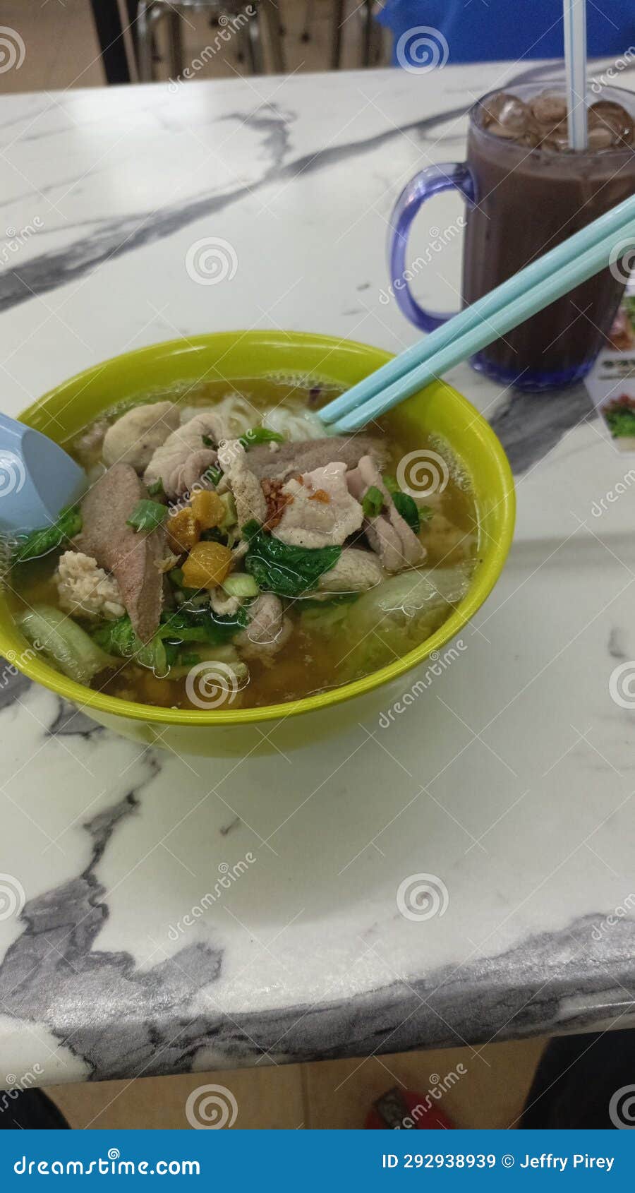 Chinese Wantan Mee Soup in Malaysia Stock Image - Image of soup ...