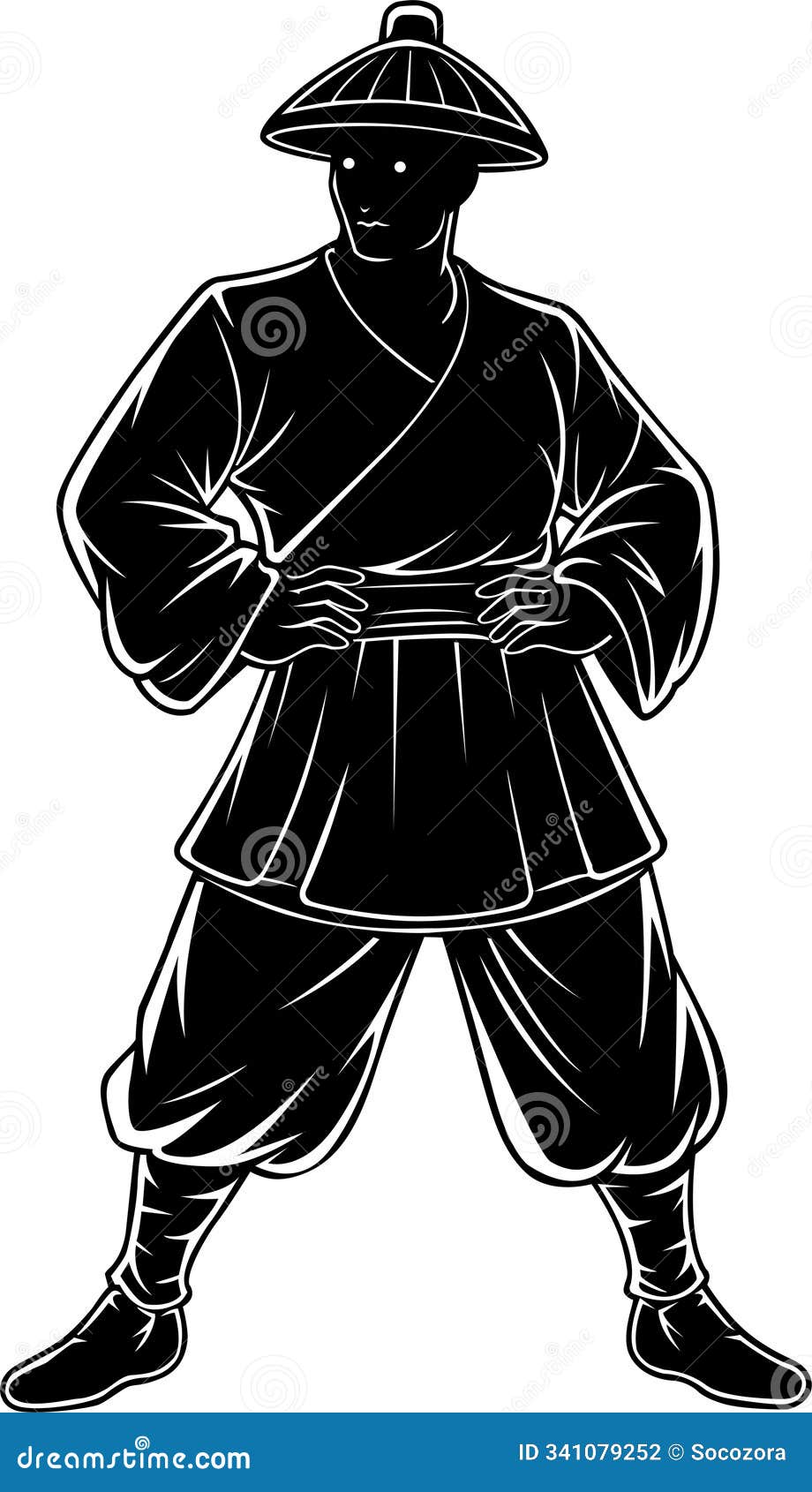 Chinese Warrior Riding Horseback. Asian Armored Horse Rider With Spear ...