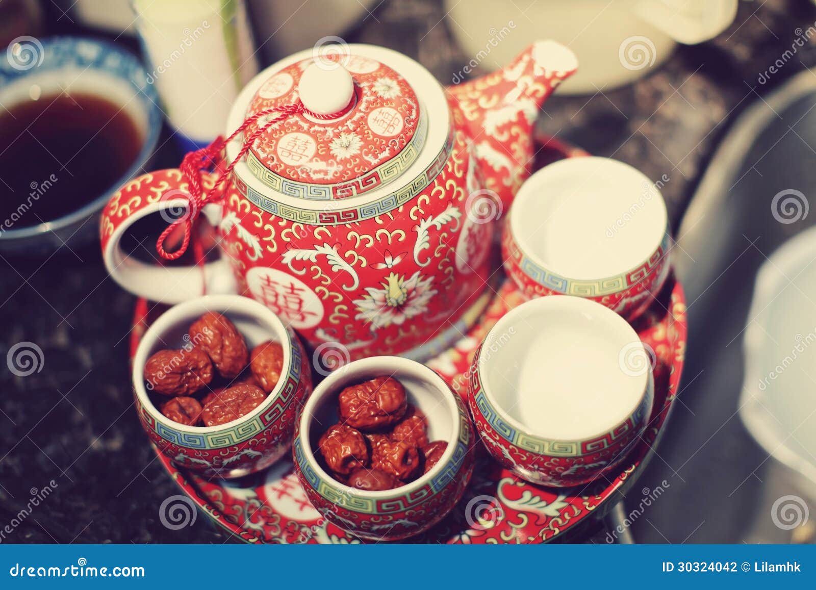 Chinese Wedding Tea Maker stock photo. Image of culture - 30324042
