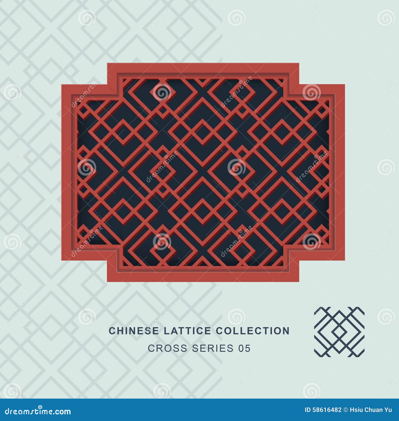 Chinese Window Grilles, Stock Photography | CartoonDealer.com #164887058