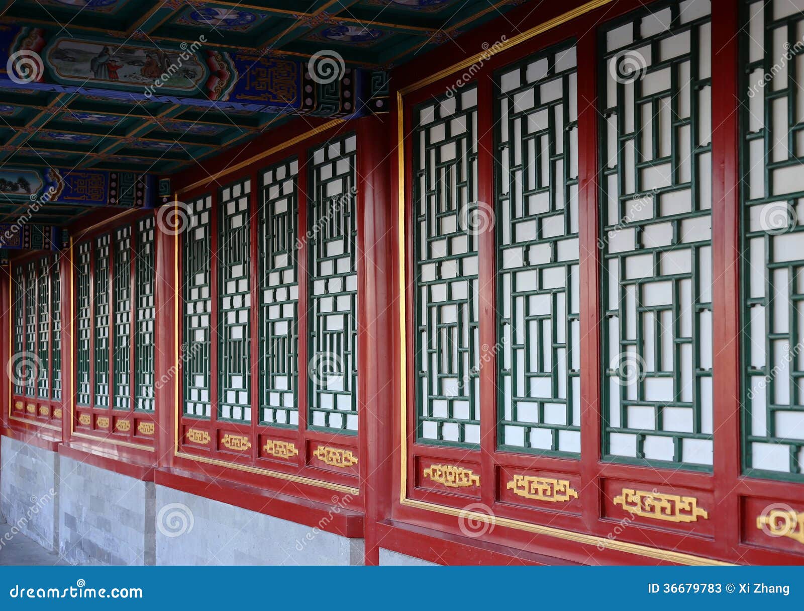 Chinese Window stock image. Image of window, architecture - 36679783